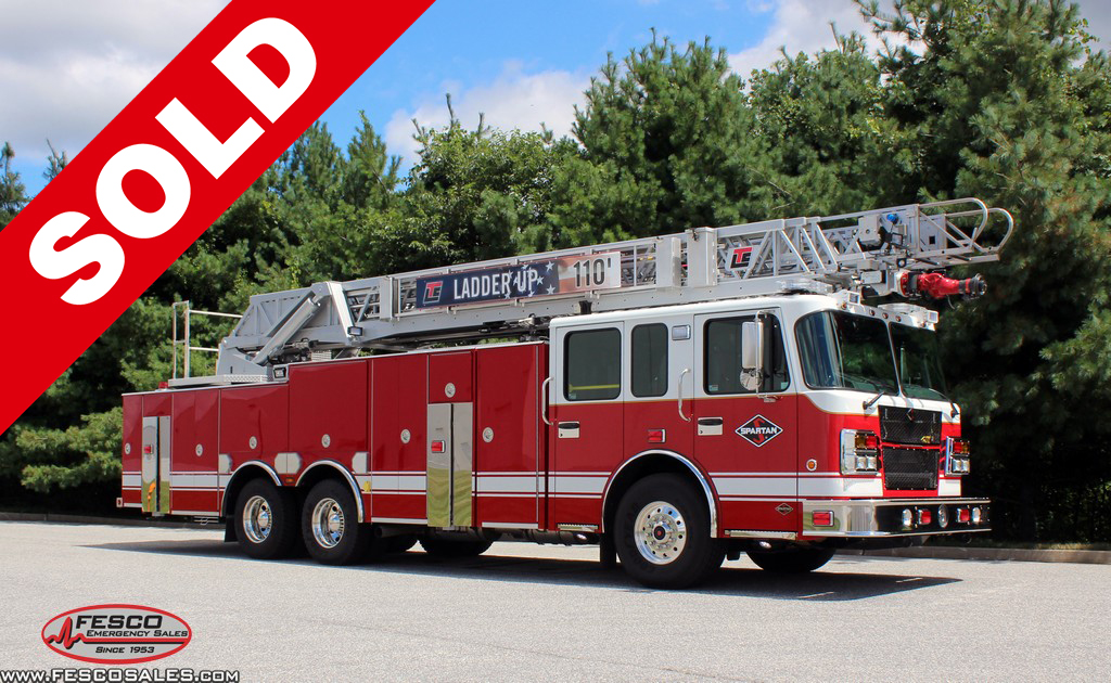2015 Smeal 110 Ft. Aerial Ladder Spartan Sirius MFD - FESCO